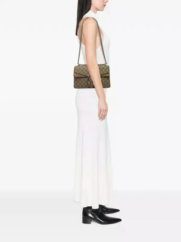 Gucci Gg Supreme Dionysus Shoulder Bag - Neutrals