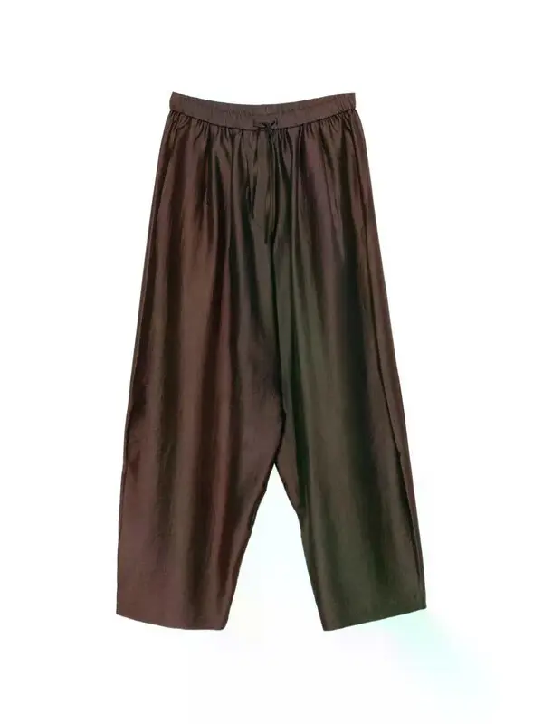 CORDERA Drawstring-waist Wide-leg Trousers