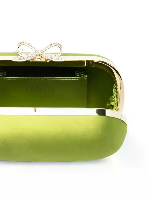 SELF-PORTRAIT Bow-detail Clutch Bag