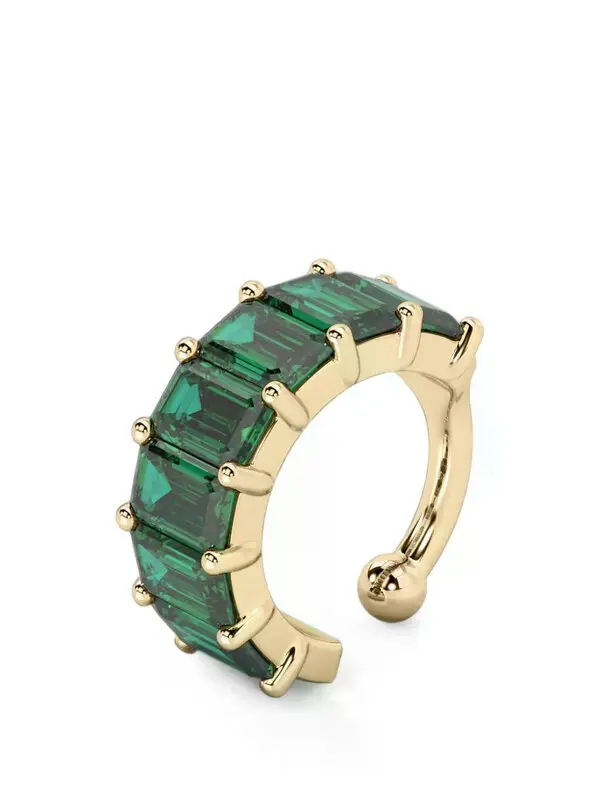 SOLO FOR DIAMONDS Emerald-embellished Ear Cuff