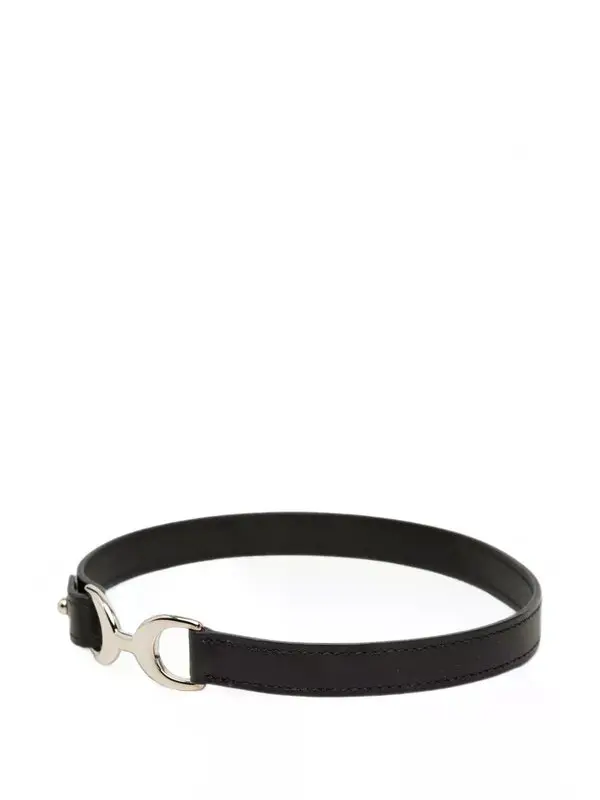 Hermès 2011 Swift Palladium Plated Pavane Double Tour Bracelet