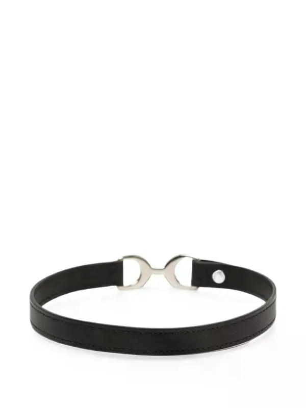 Hermès 2011 Swift Palladium Plated Pavane Double Tour Bracelet