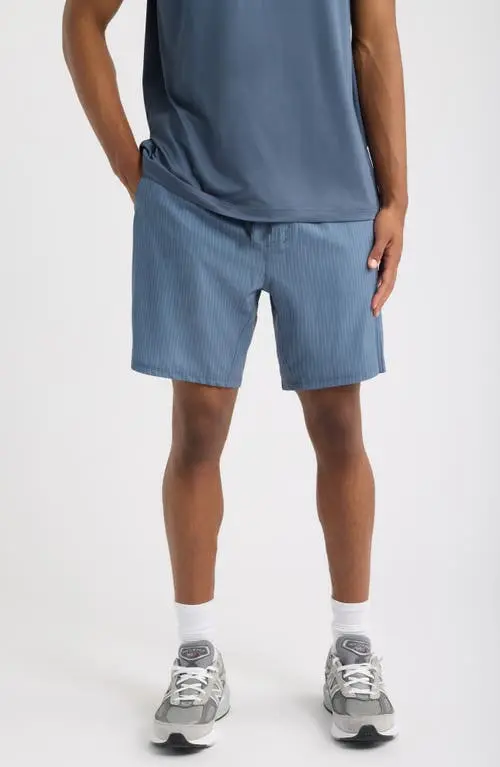 SANTO STUDIO Pinstriped Performance Shorts
