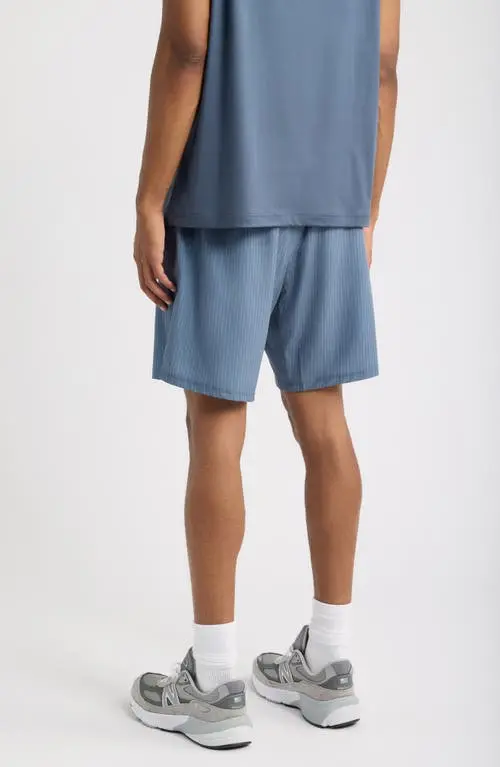 SANTO STUDIO Pinstriped Performance Shorts