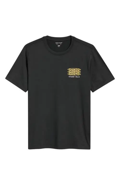 SANTO STUDIO Line Up Performance Graphic T-shirt