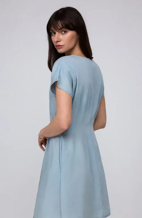 JUANA Faye Pleated Shirt Dress