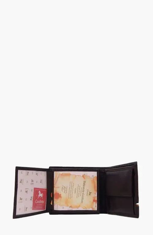 CAVALINHO The Sailor Trifold Leather Wallet 507 - Brown