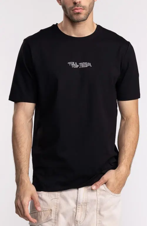 MANIA Tell Them Fashion T-shirt - Black