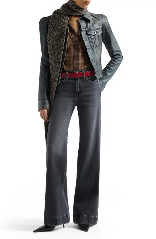 7 For All Mankind Modern Dojo High Waist Flare Jeans