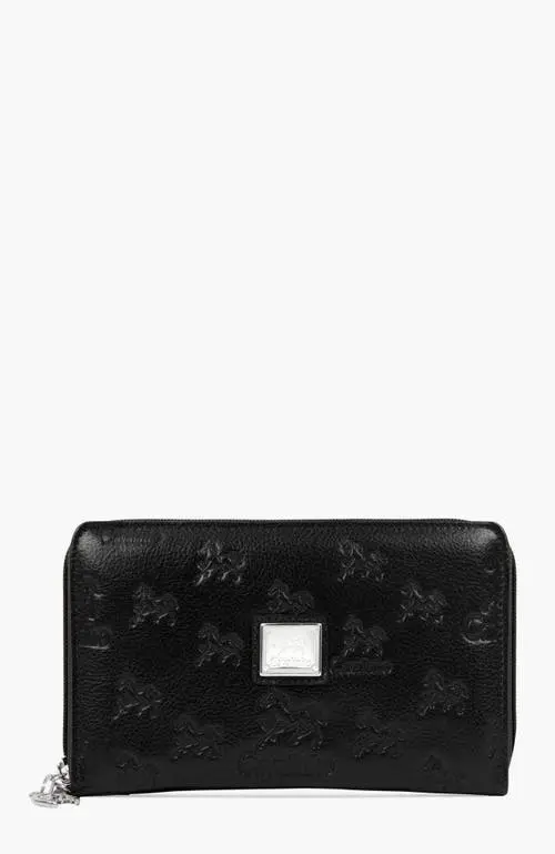 CAVALINHO Cavalo Lusitano Leather Wristlet Wallet 213 - Black