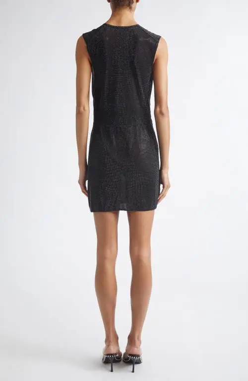 Alexander Wang Knotted Deep V Minidress