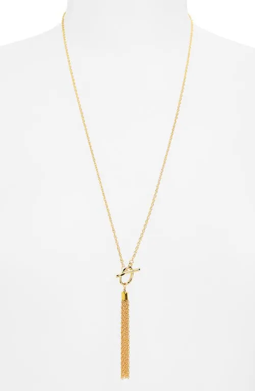 PANACEA Tasseled Pendant Necklace
