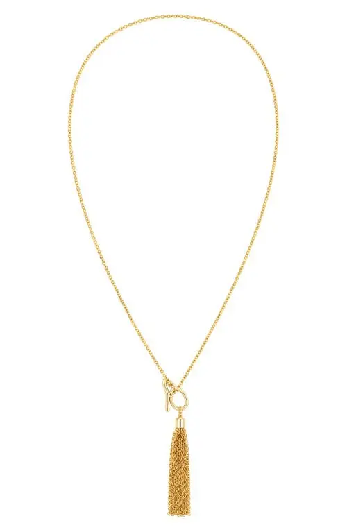 PANACEA Tasseled Pendant Necklace