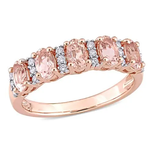 JULIANNA B. Diamond Semi Eternity Ring 14k