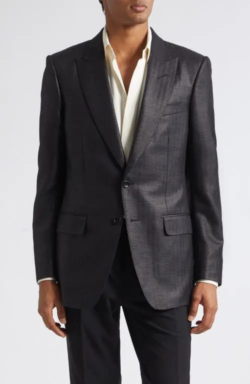 TOM FORD O'connor Herringbone Dinner Jacket