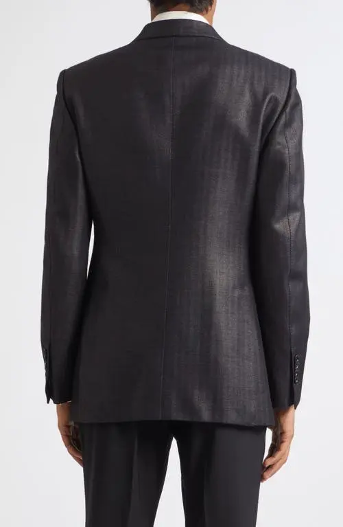 TOM FORD O'connor Herringbone Dinner Jacket