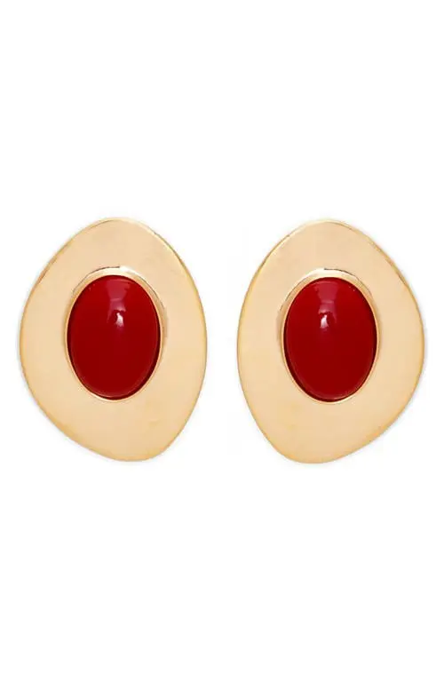 PETIT MOMENTS Bonner Stud Earrings - Red