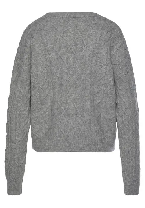 LASCANA Cable Knit Cardigan