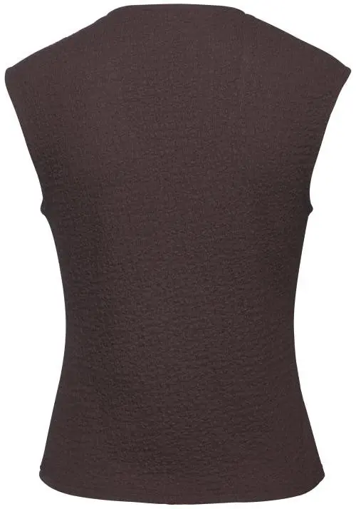 LASCANA Sleeveless Textured Top