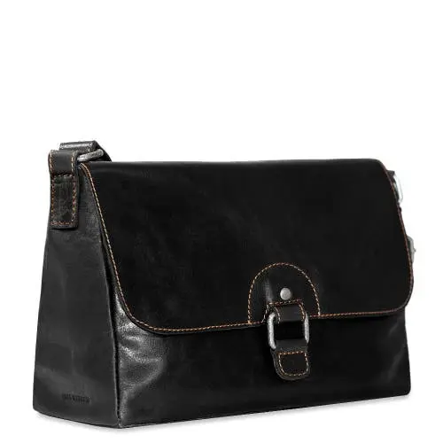 JACK GEORGES Voyager Olivia Crossbody Bag - Black