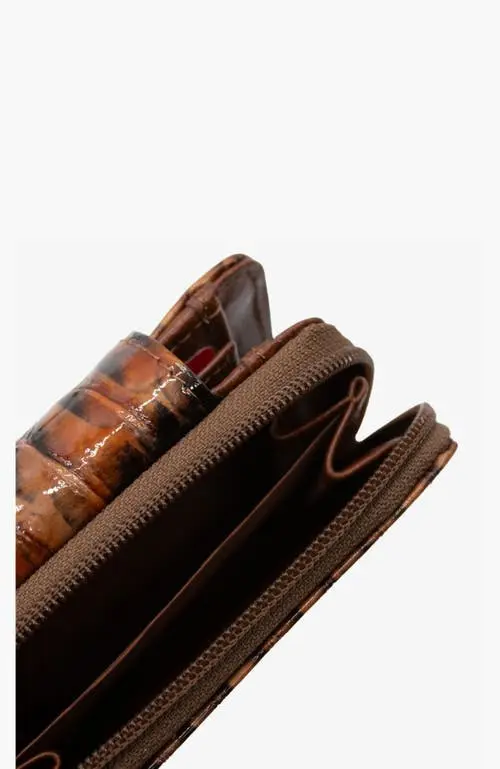 CAVALINHO Gallop Patent Leather Wallet 218