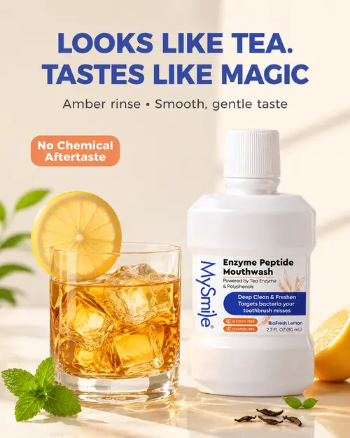 MYSMILE Enzyme Peptide Ning Mouthwash