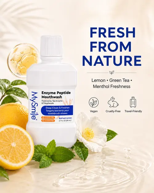 MYSMILE Enzyme Peptide Ning Mouthwash