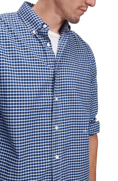 Rag & Bone Classic Plaid Cotton Oxford Shirt
