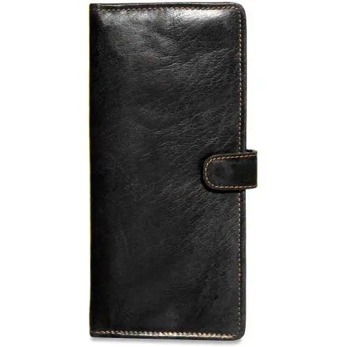 JACK GEORGES Voyager Travel Wallet - Black