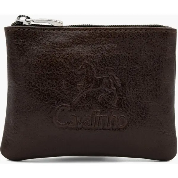 CAVALINHO Gentleman Leather Card Holder With Coin Purse 547 - Brown