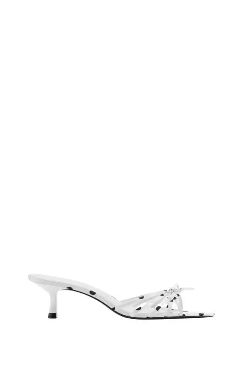 Mango Polka Dot Strap Sandal