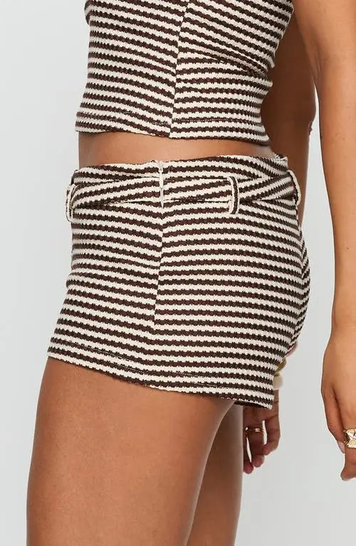 Princess Polly Olimpia Belted Micro Shorts