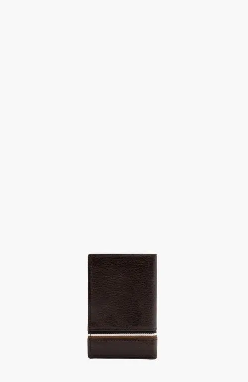 CAVALINHO The Sailor Trifold Leather Wallet 522