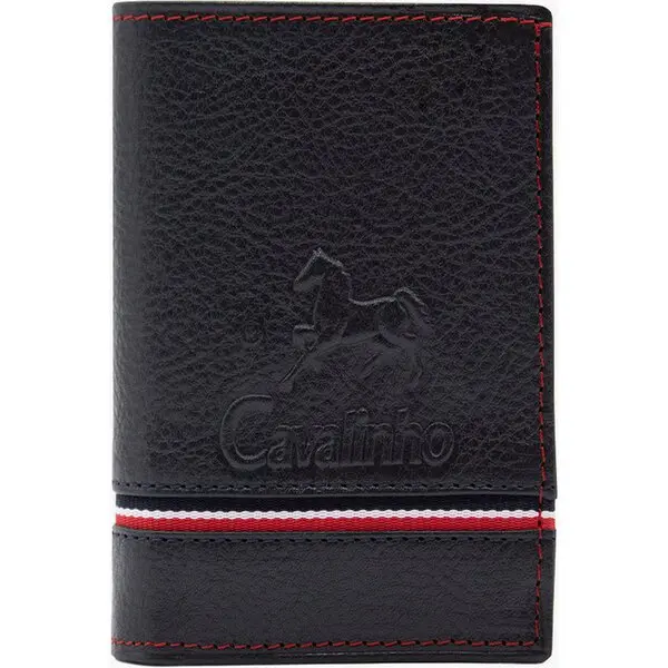 Cavalinho The Sailor Trifold Leather Wallet 522 - Navy