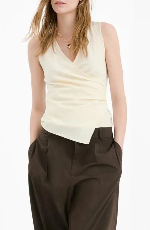 Mango Asymmetrical Crossover Top