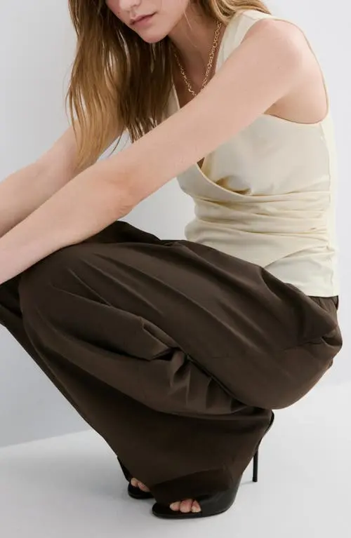 Mango Asymmetrical Crossover Top