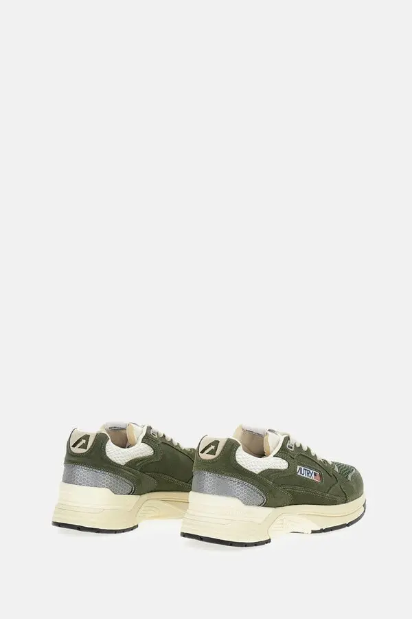 AUTRY Hyperway Mesh & Suede Sneakers - Green