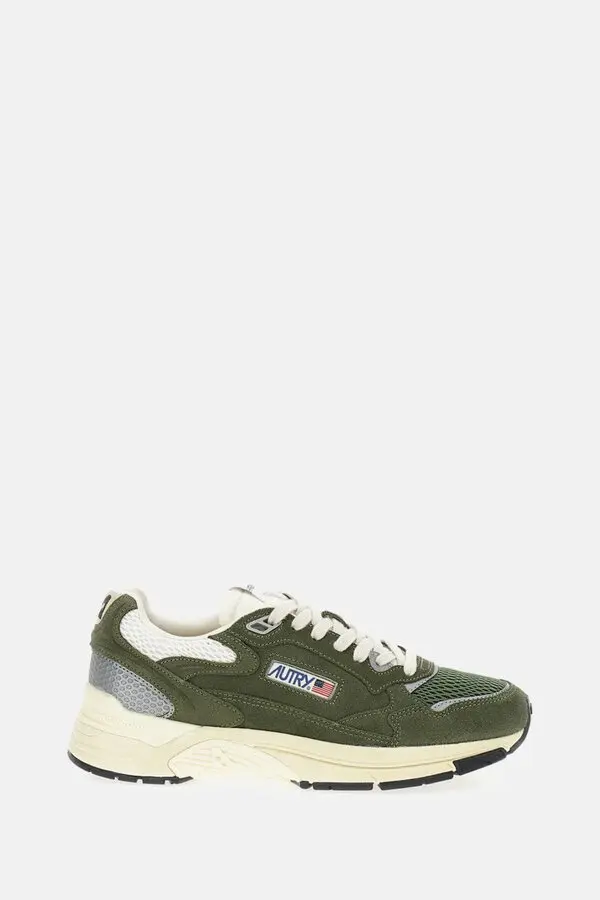 AUTRY Hyperway Mesh & Suede Sneakers - Verde