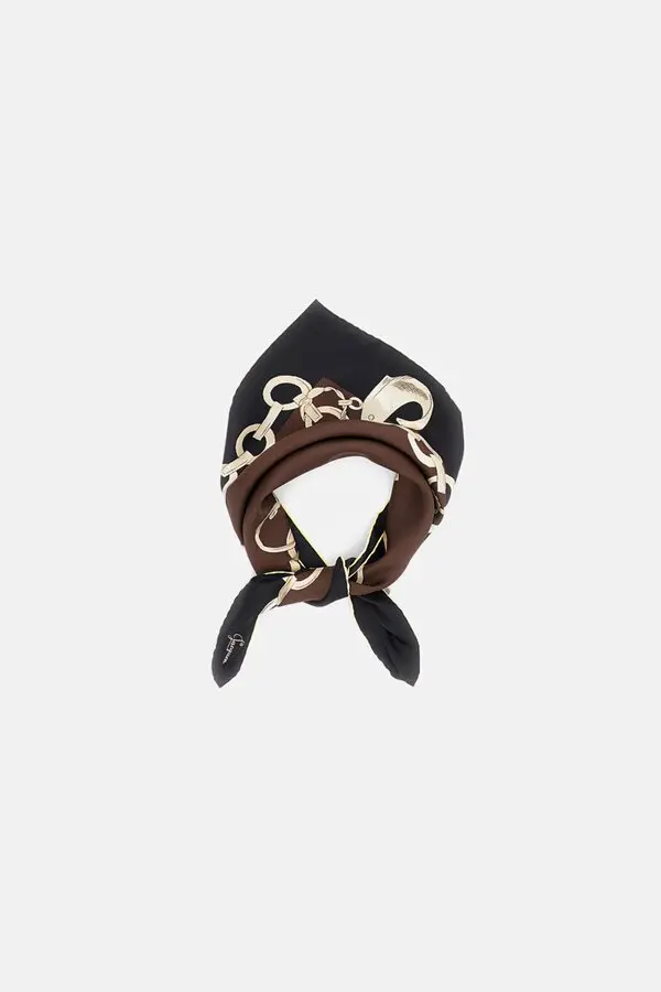Jacquemus Foulard Pampille In Seta - Multicolore