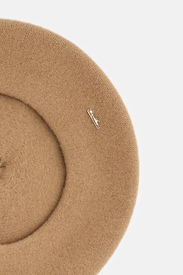 Borsalino Wool Felt Cap With Fur Pom Pom