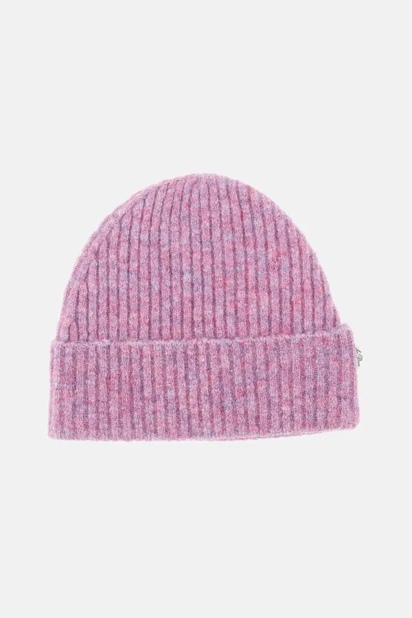 LES DEUX Ribbed Beanie - Rosa