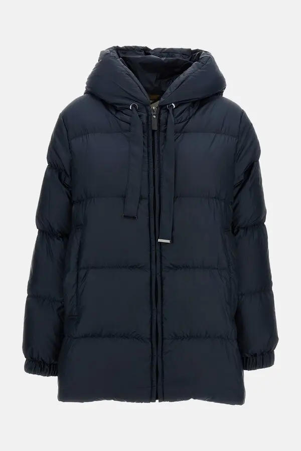 Max Mara Short Puffer Jacket - Blue