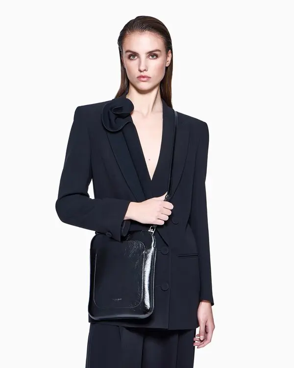 Giorgio Armani X 10 Corso Como Patent-leather Shoulder Bag