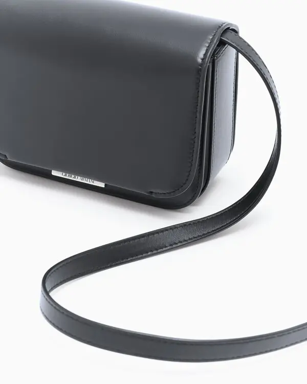 Giorgio Armani X 10 Corso Como Medium Leather Shoulder Bag - Black