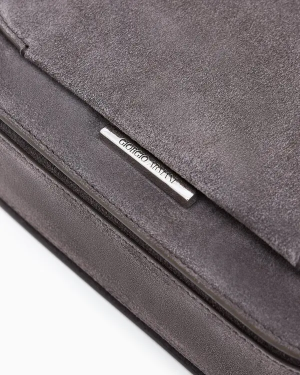 Giorgio Armani X 10 Corso Como Medium Suede Shoulder Bag