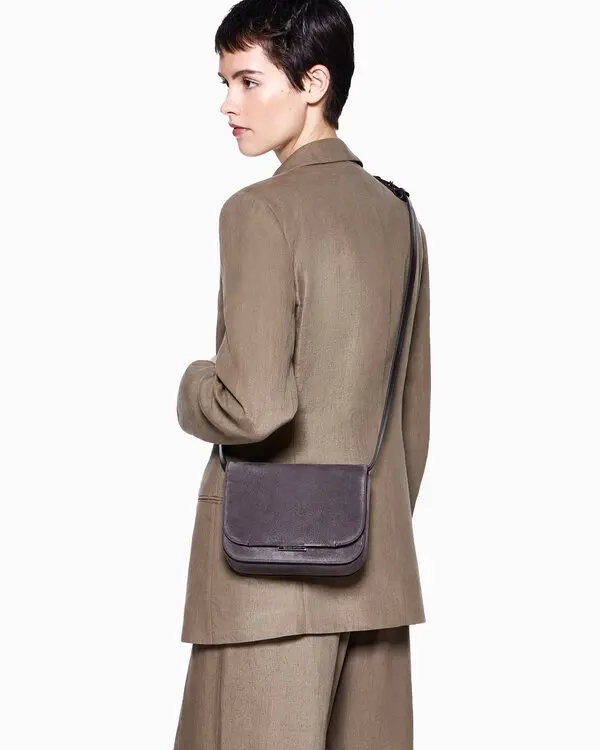 Giorgio Armani X 10 Corso Como Medium Suede Shoulder Bag