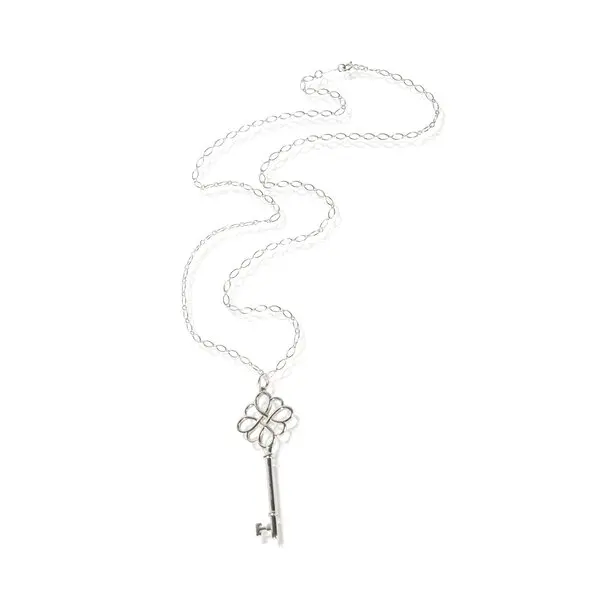 Tiffany & Co. Sterling Silver Knot Key Pendant