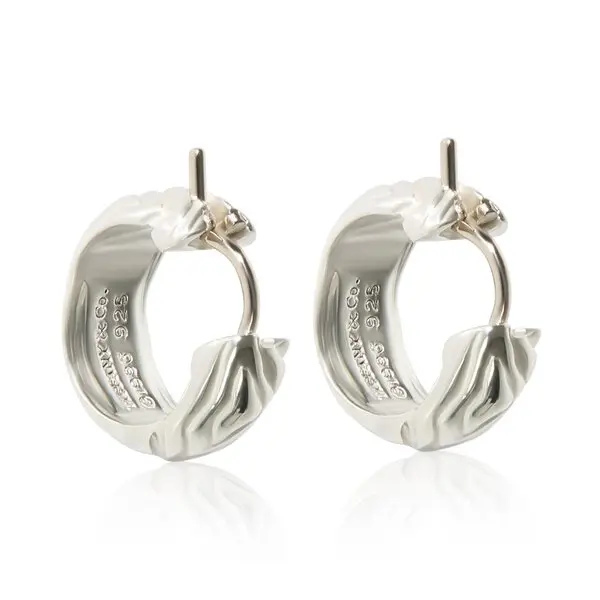 Tiffany & Co. Sterling Silver Small Hoop Earrings