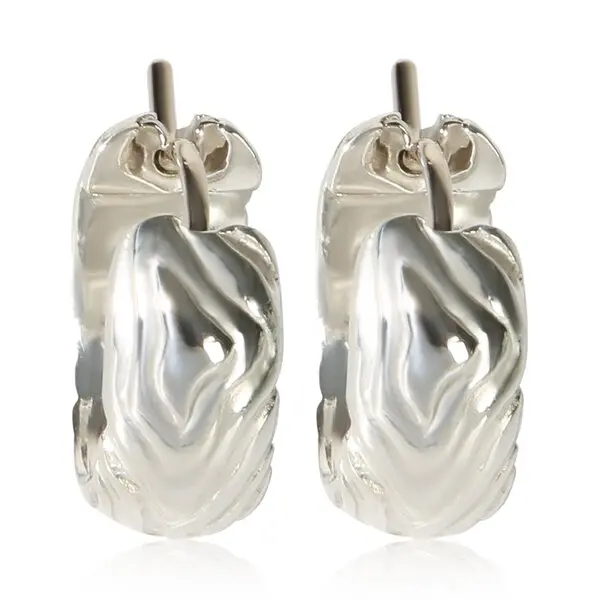 Tiffany & Co. Sterling Silver Small Hoop Earrings - Sterling_silver
