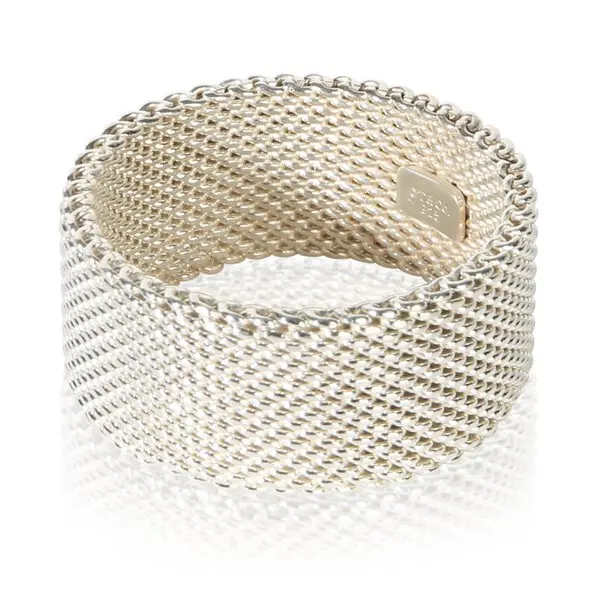 Tiffany & Co. Sterling Silver Somerset Mesh Ring